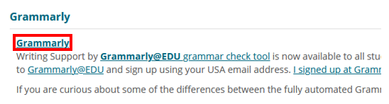 Guide - How to access Grammarly – University of St. Augustine for ...